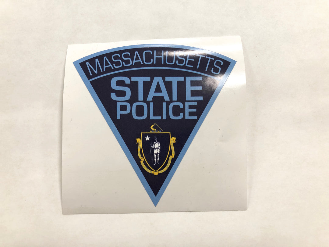 Massachusetts State Police Patch Decal – MSPMLC